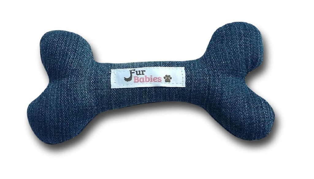 Squeaky bone soft toy for dogs | Fur Babies